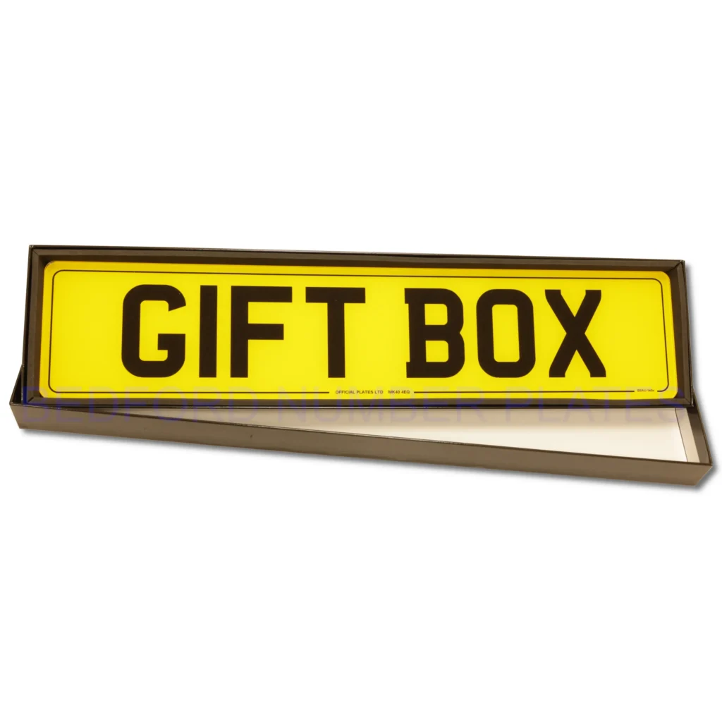 Number Plate Gift Box | Premium Presentation for UK Plates
